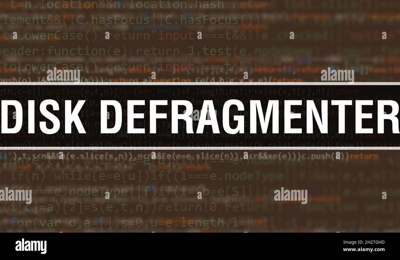 Disk defragmenter image hi-res stock photography and images - Alamy