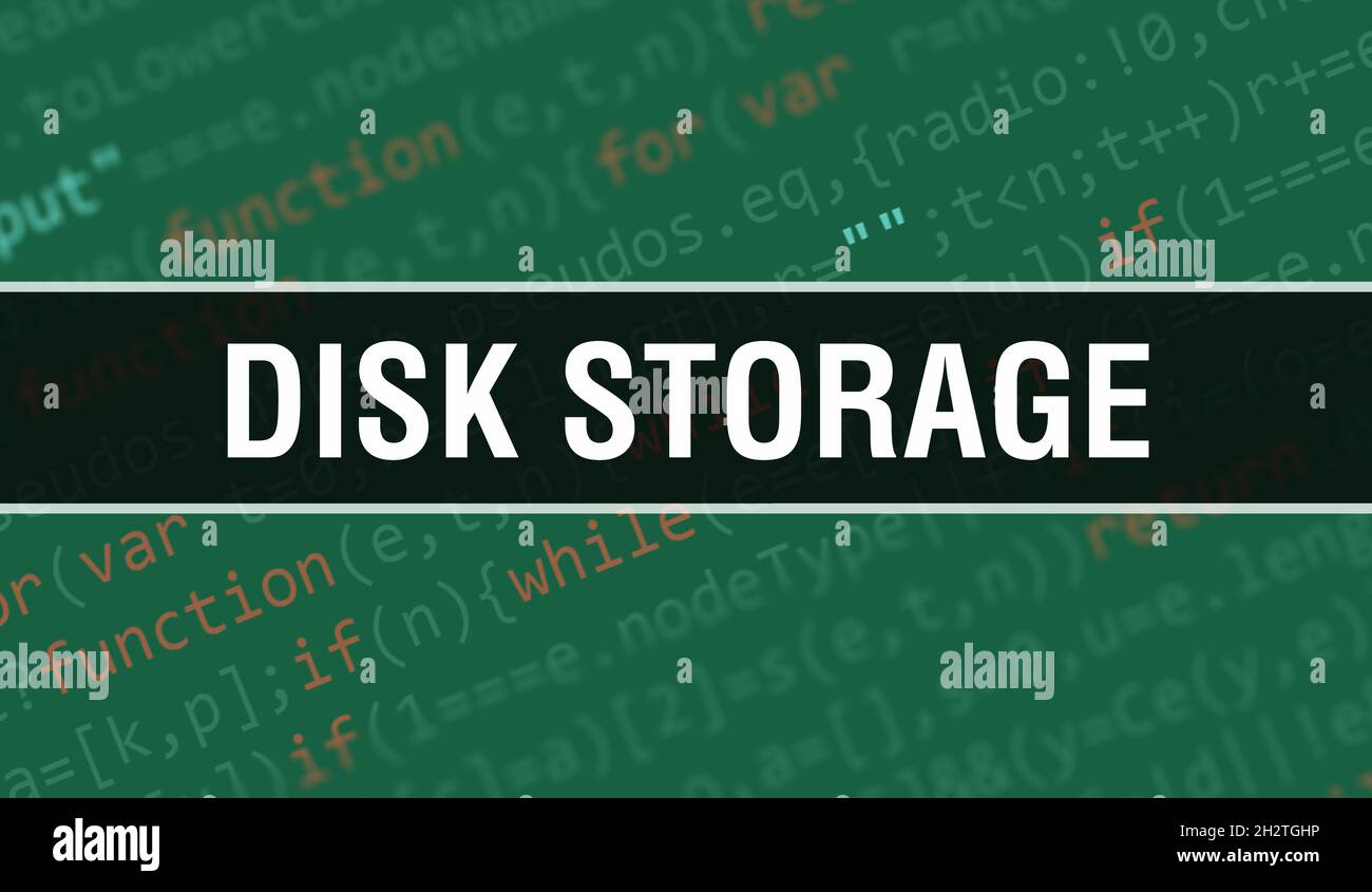 Disk storage with Digital java code text. Disk storage and Computer ...