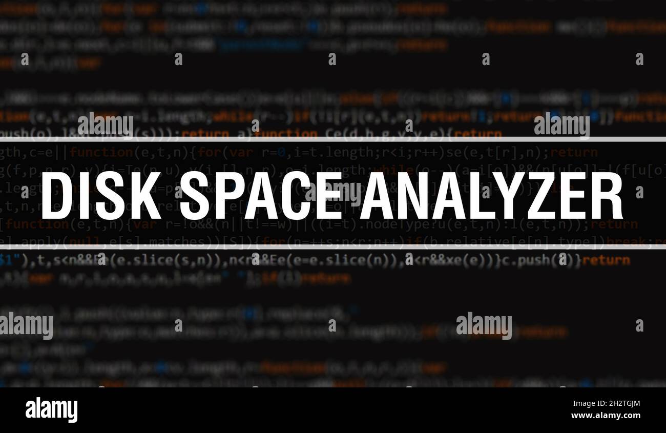 Disk space analyzer hi-res stock photography and images - Alamy