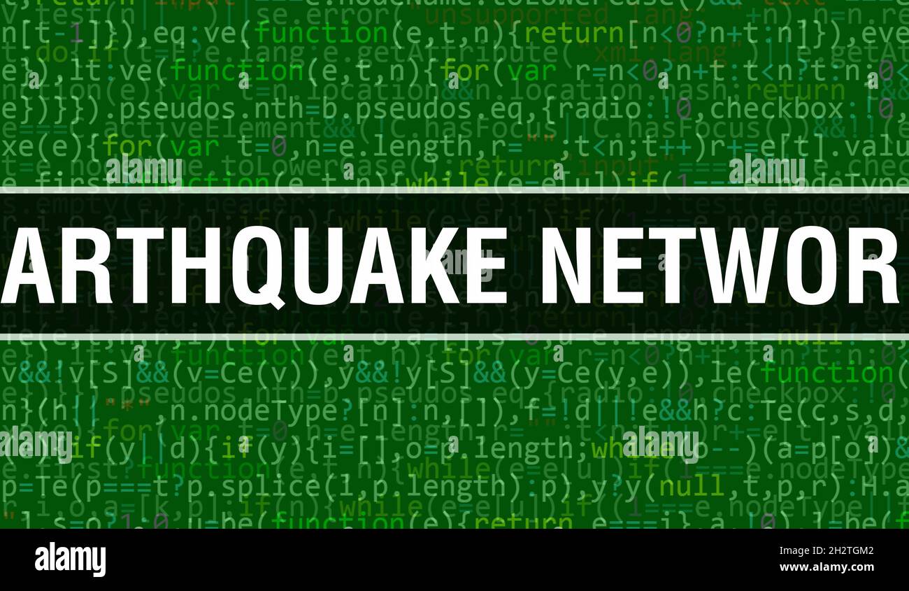 Earthquake network text hi-res stock photography and images - Alamy