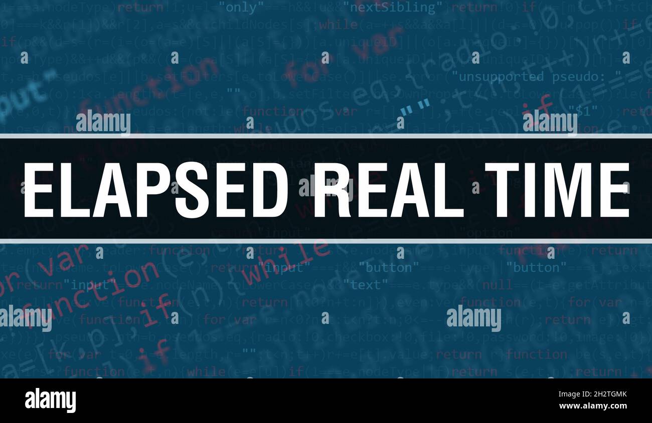 Elapsed real time background hi-res stock photography and images - Alamy