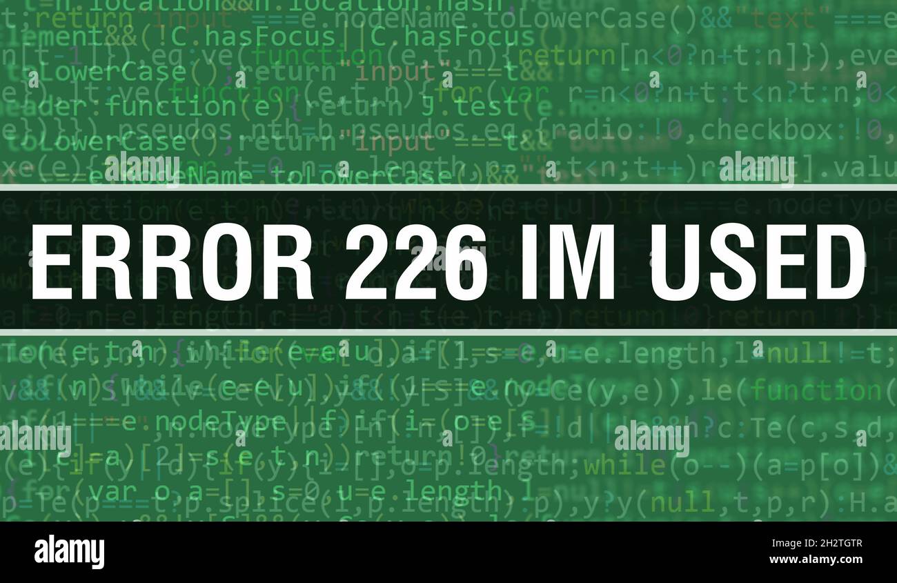 Error 226 background hi-res stock photography and images - Alamy
