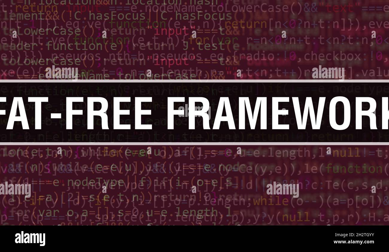 Fat free framework text hi-res stock photography and images - Alamy