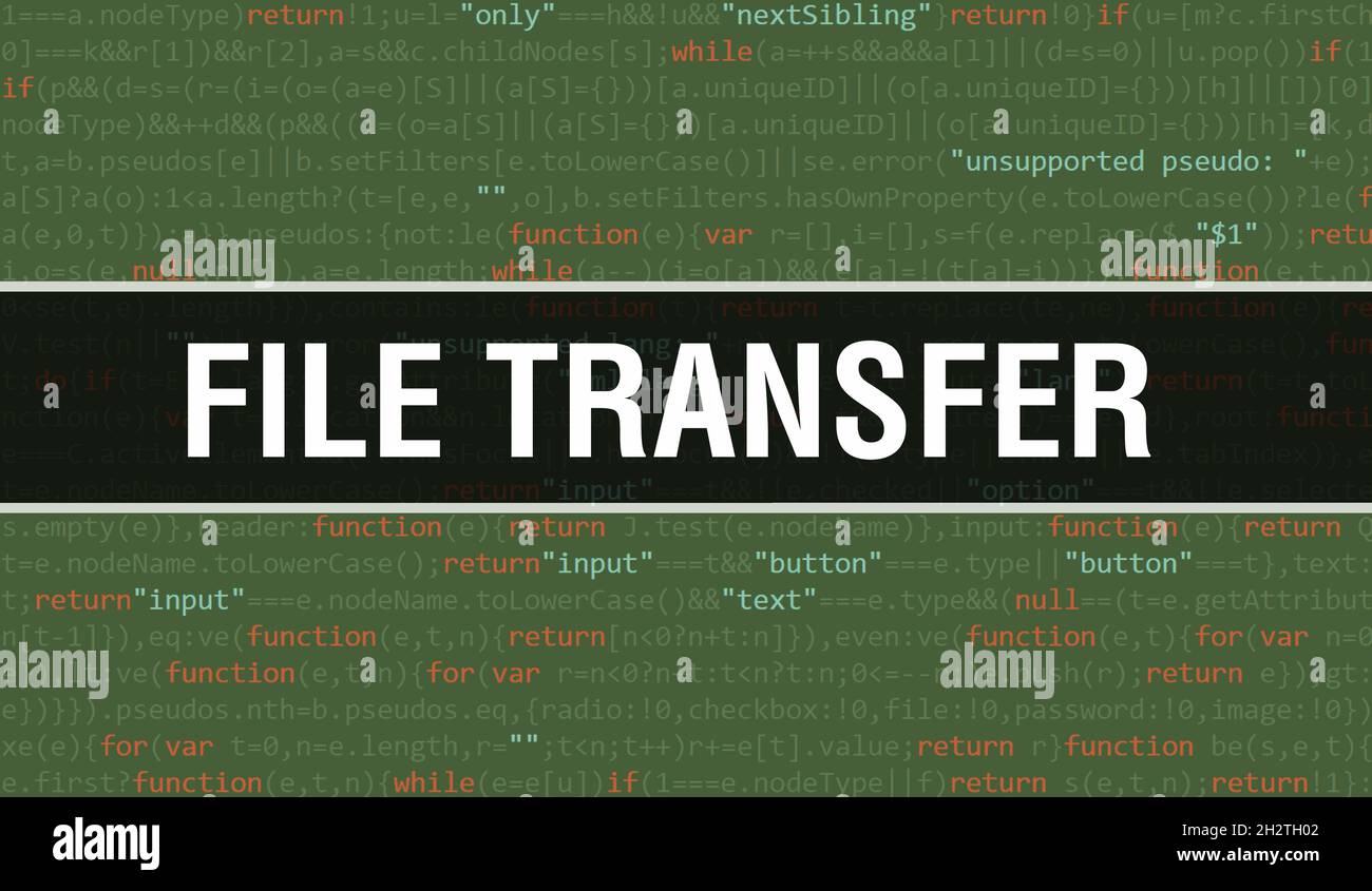 File transfer with Abstract Technology Binary code Background.Digital ...