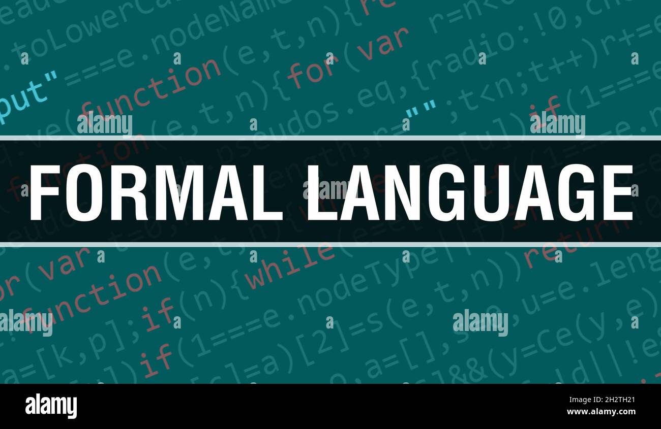 Formal language concept with Random Parts of Program Code. Formal ...