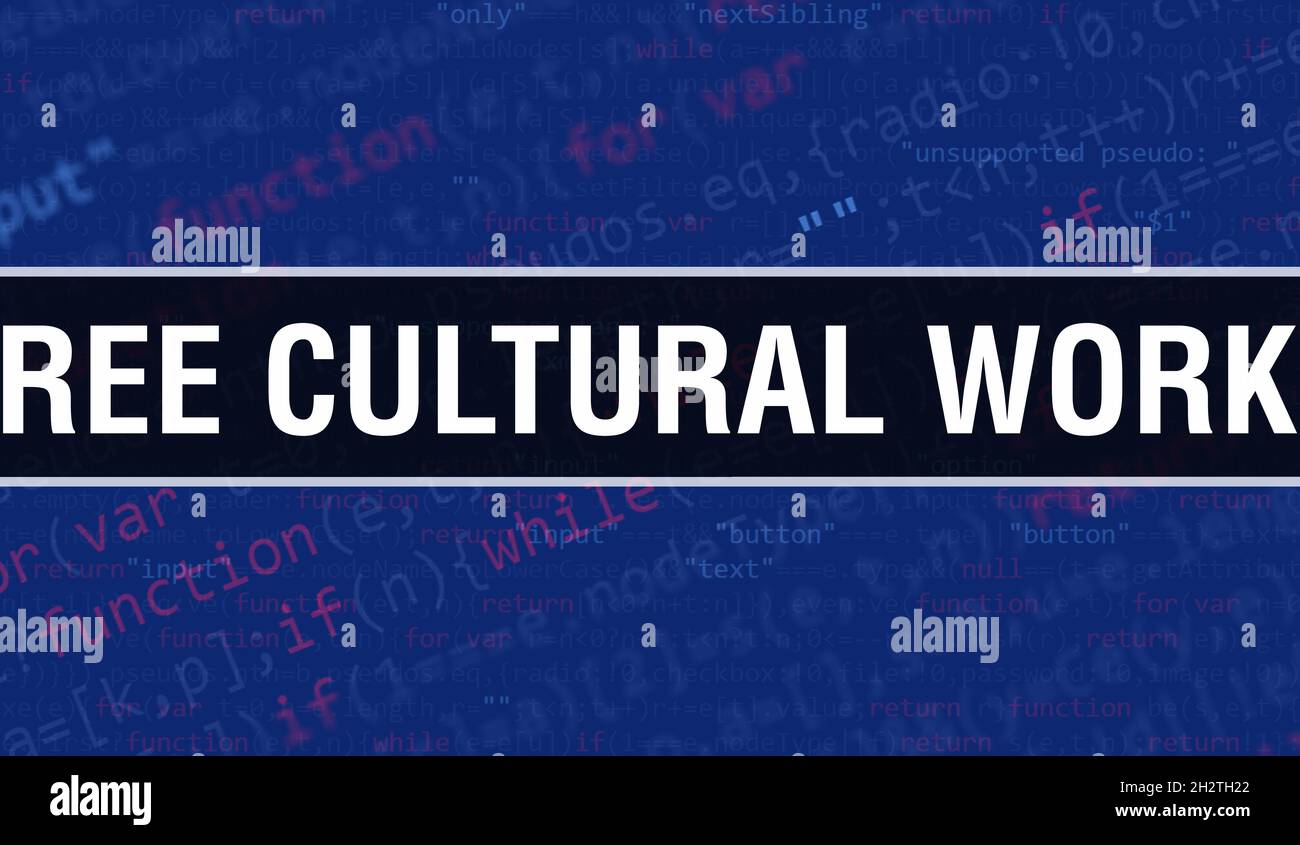 Free Cultural Works concept with Random Parts of Program Code. Free ...