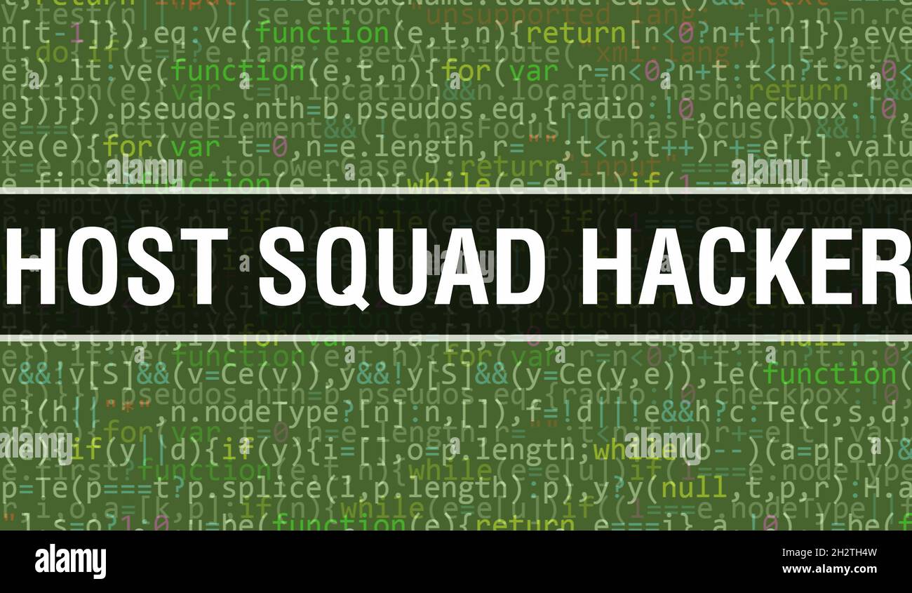 Ghost Squad Hackers with Binary code digital technology background ...