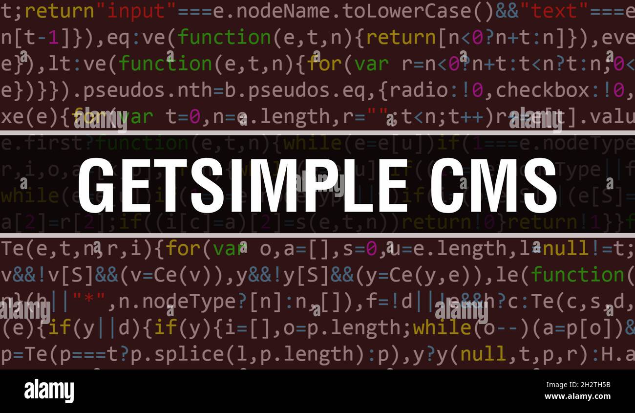 Getsimple cms background hi-res stock photography and images - Alamy