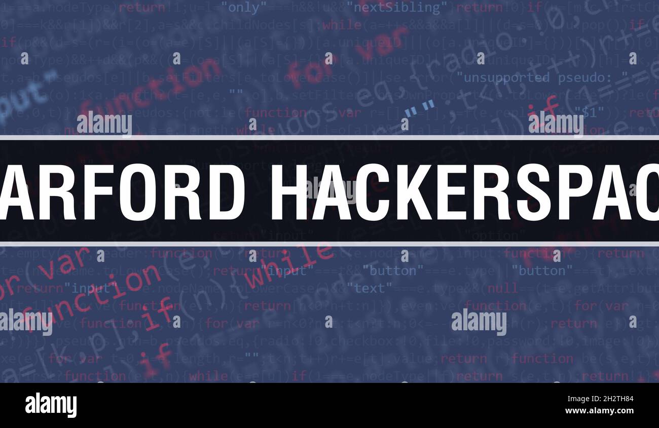 Harford Hackerspace concept with Random Parts of Program Code. Harford ...