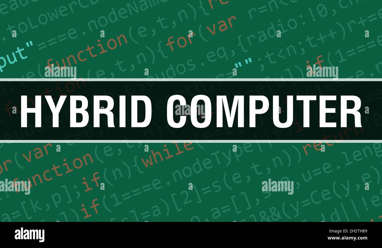 Hybrid Computer Concept With Random Parts Of Program Code Hybrid Computer With Programming Code