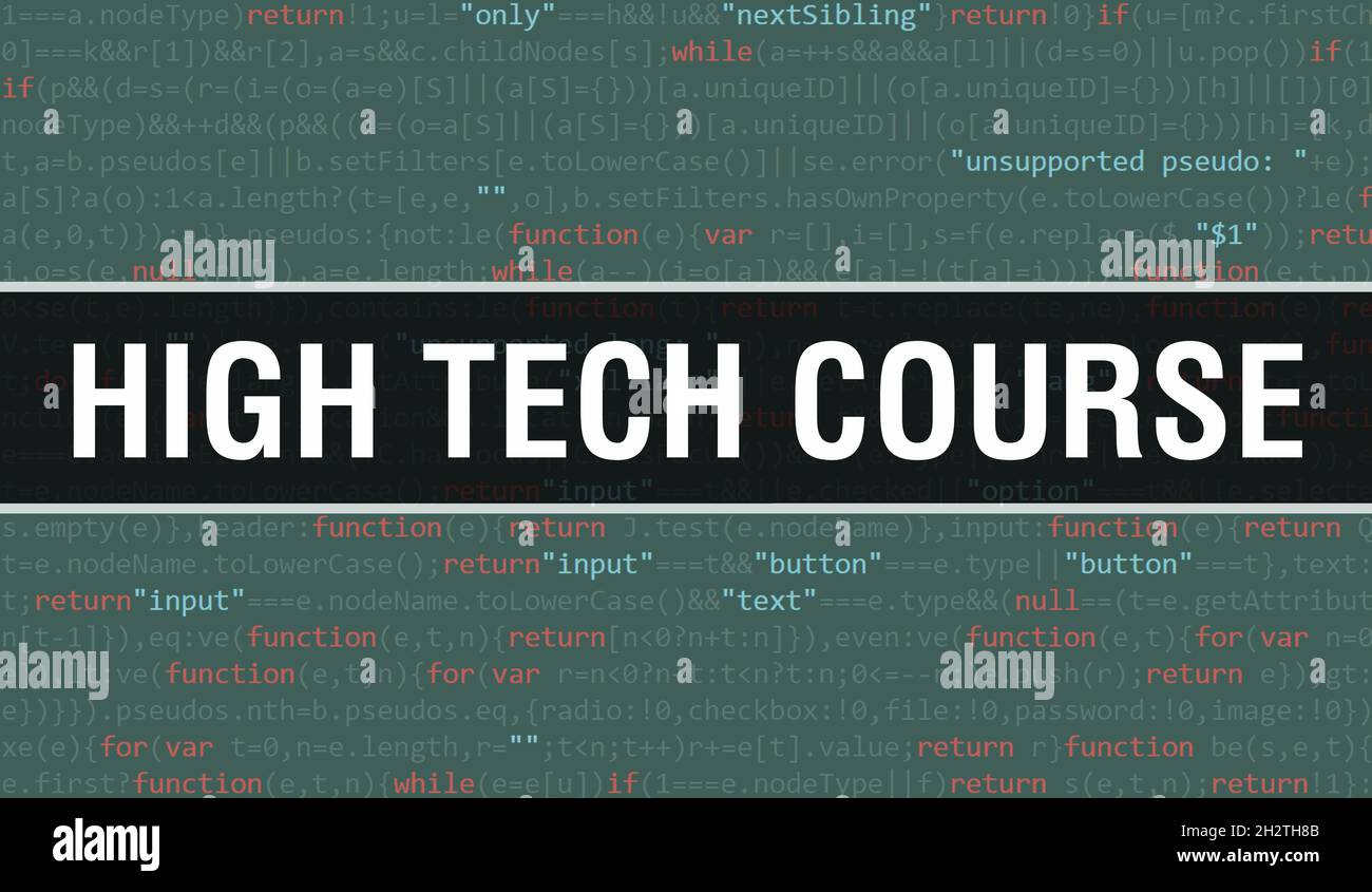 high tech course with Abstract Technology Binary code Background ...