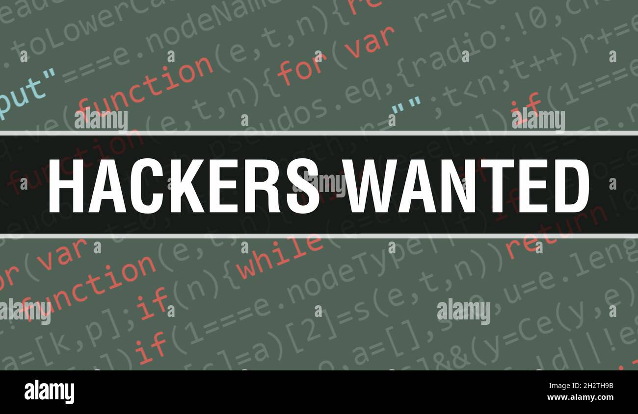 Hackers wanted image hi-res stock photography and images - Alamy