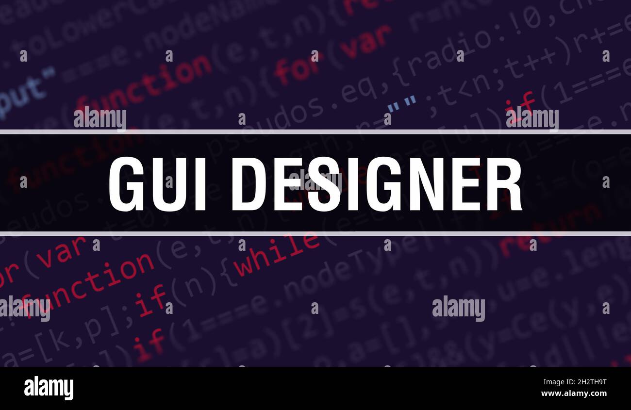 GUI designer with Digital java code text. GUI designer and Computer ... GUI designer with Digital java code text. GUI designer and Computer ...