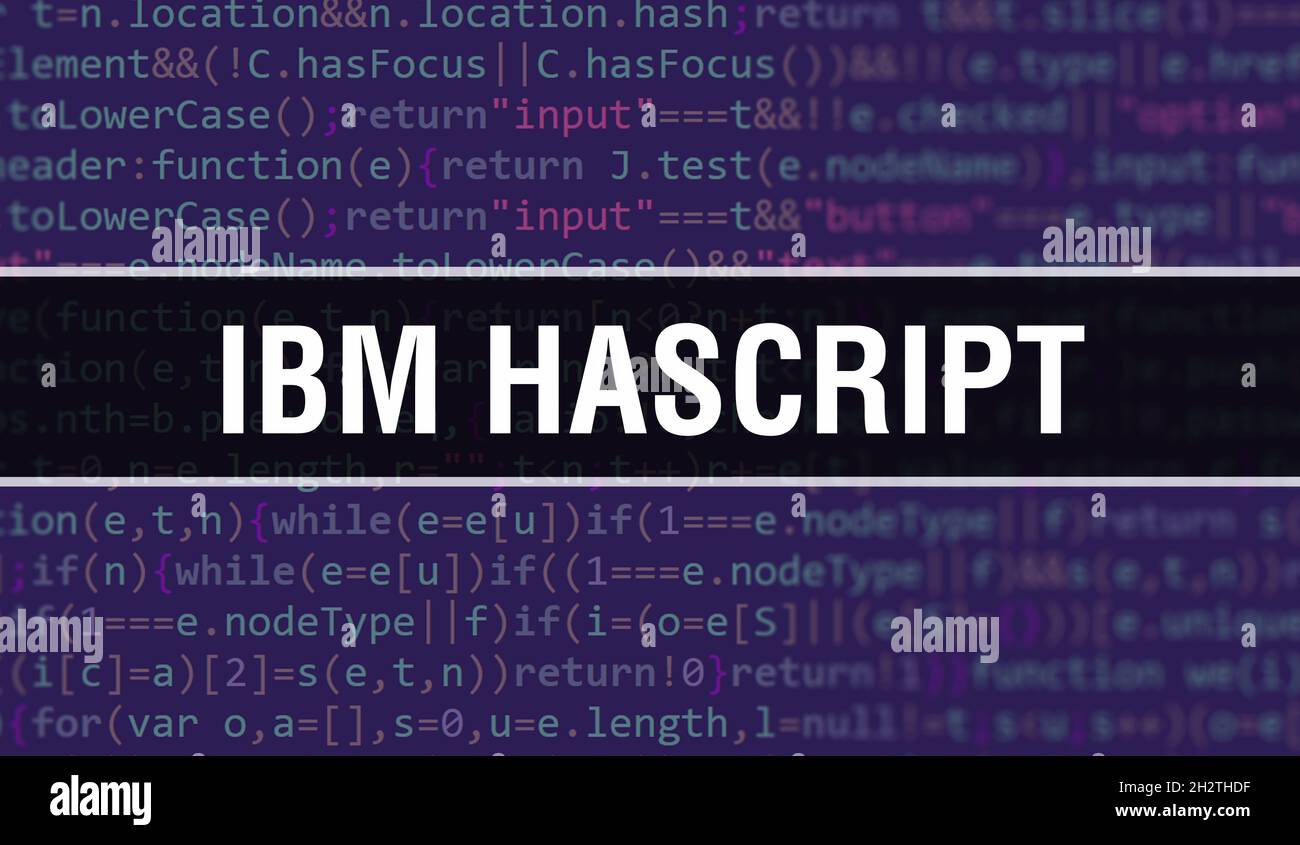 Ibm hascript image hi-res stock photography and images - Alamy