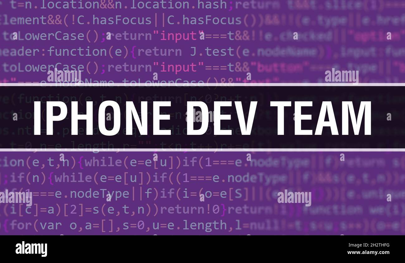 Iphone dev team image hi-res stock photography and images - Alamy