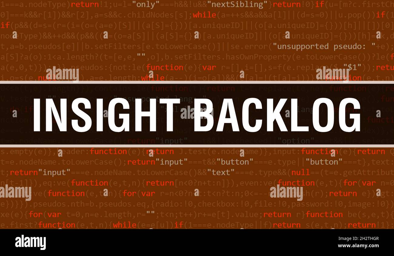 Insight backlog background hi-res stock photography and images - Alamy