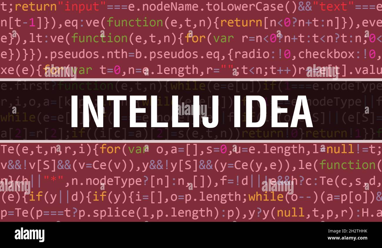 Intellij idea background hi-res stock photography and images - Alamy
