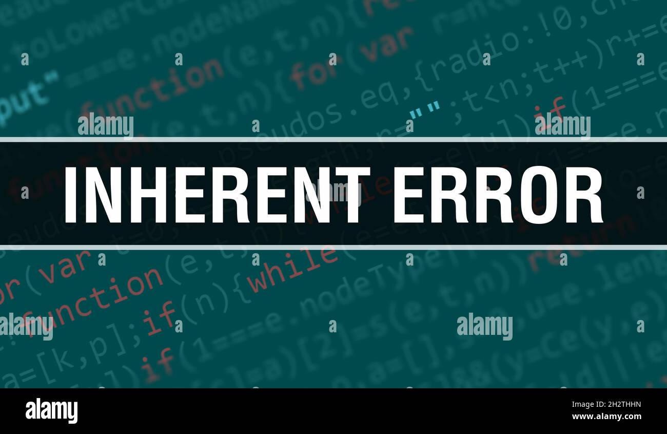 Inherent error background hi-res stock photography and images - Alamy