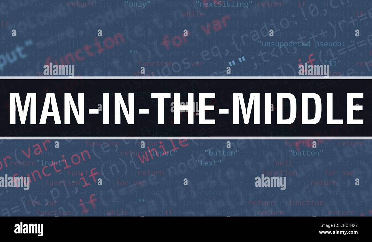 Man-in-the-middle concept with Random Parts of Program Code. Man-in-the ...