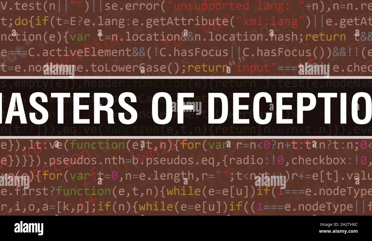 Masters of deception image hi-res stock photography and images - Alamy