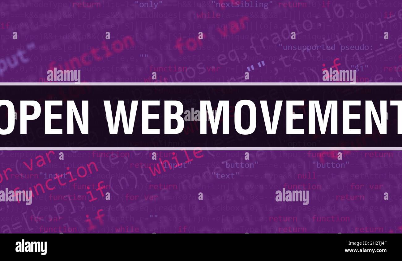 Open web movement image hi-res stock photography and images - Alamy