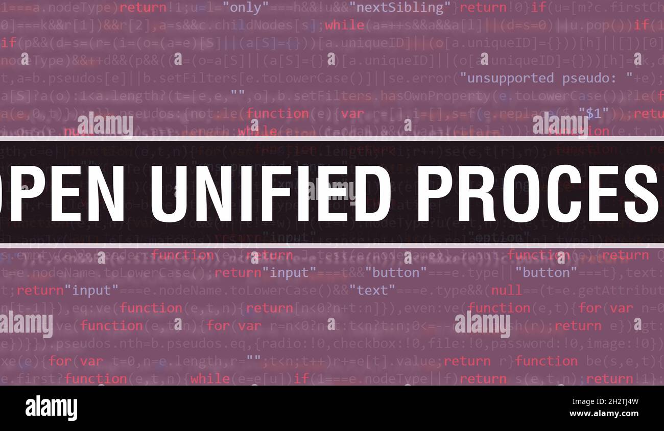 Open unified process hi-res stock photography and images - Alamy