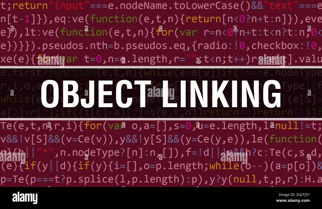 Object Linking concept with Random Parts of Program Code.Object Linking ...