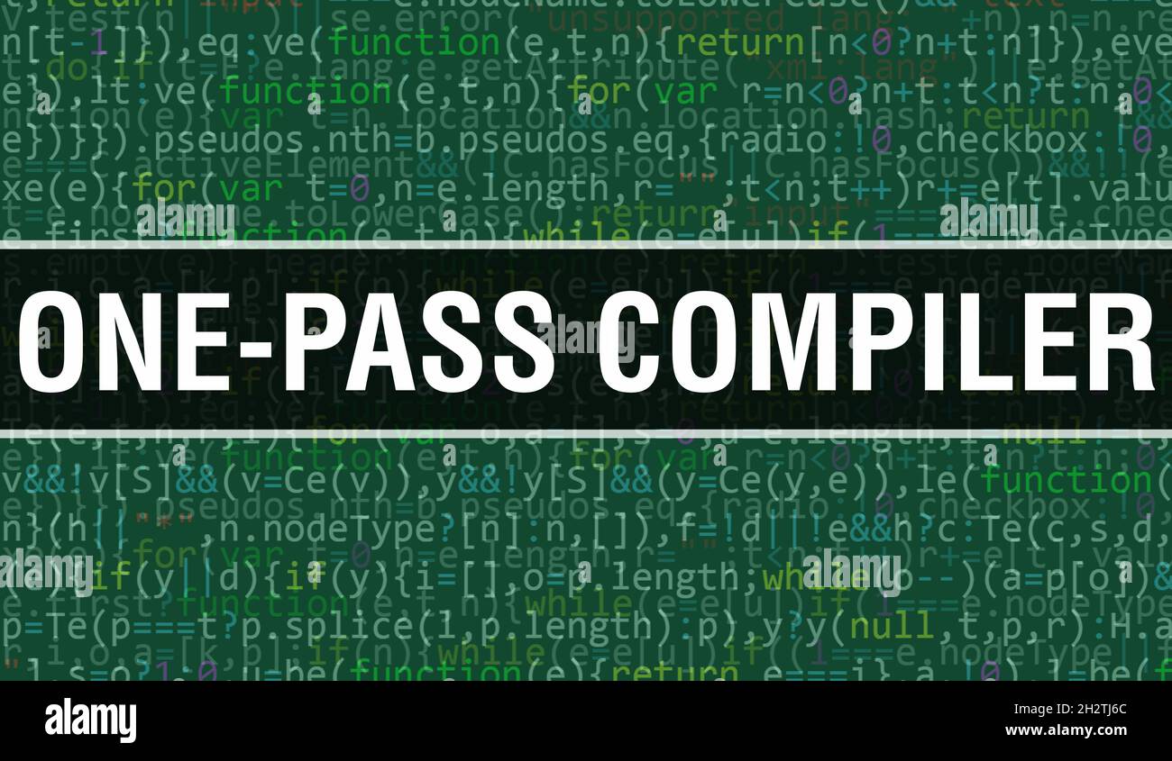 One Pass Compiler With Binary Code Digital Technology Background Abstract Background With