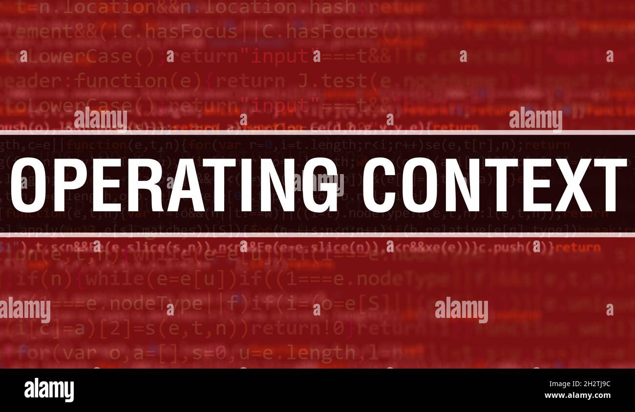 Operating context text hi-res stock photography and images - Alamy