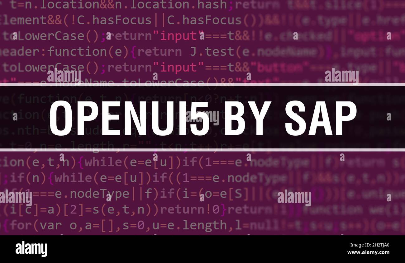 Openui5 by sap image hi-res stock photography and images - Alamy