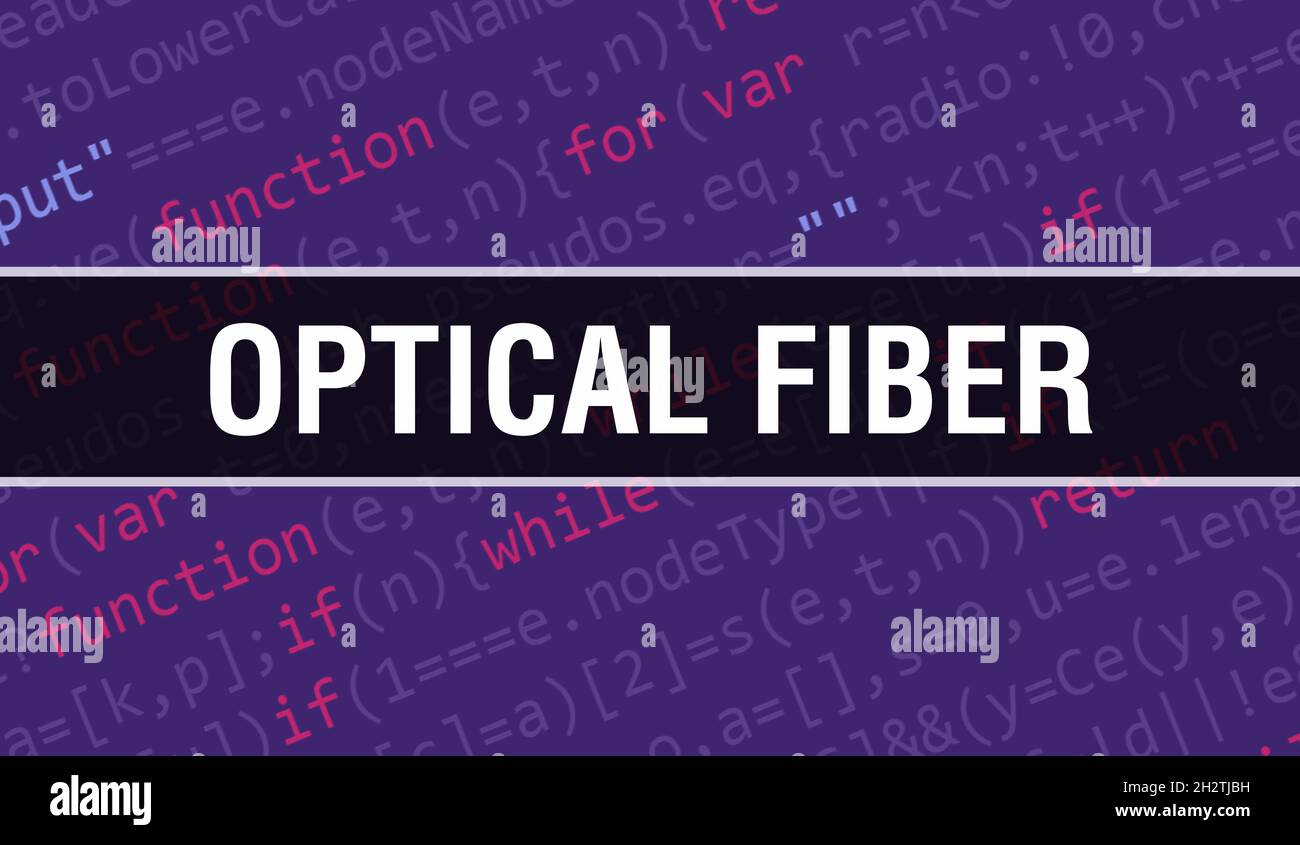 Optical fiber concept with Random Parts of Program Code. Optical fiber ...