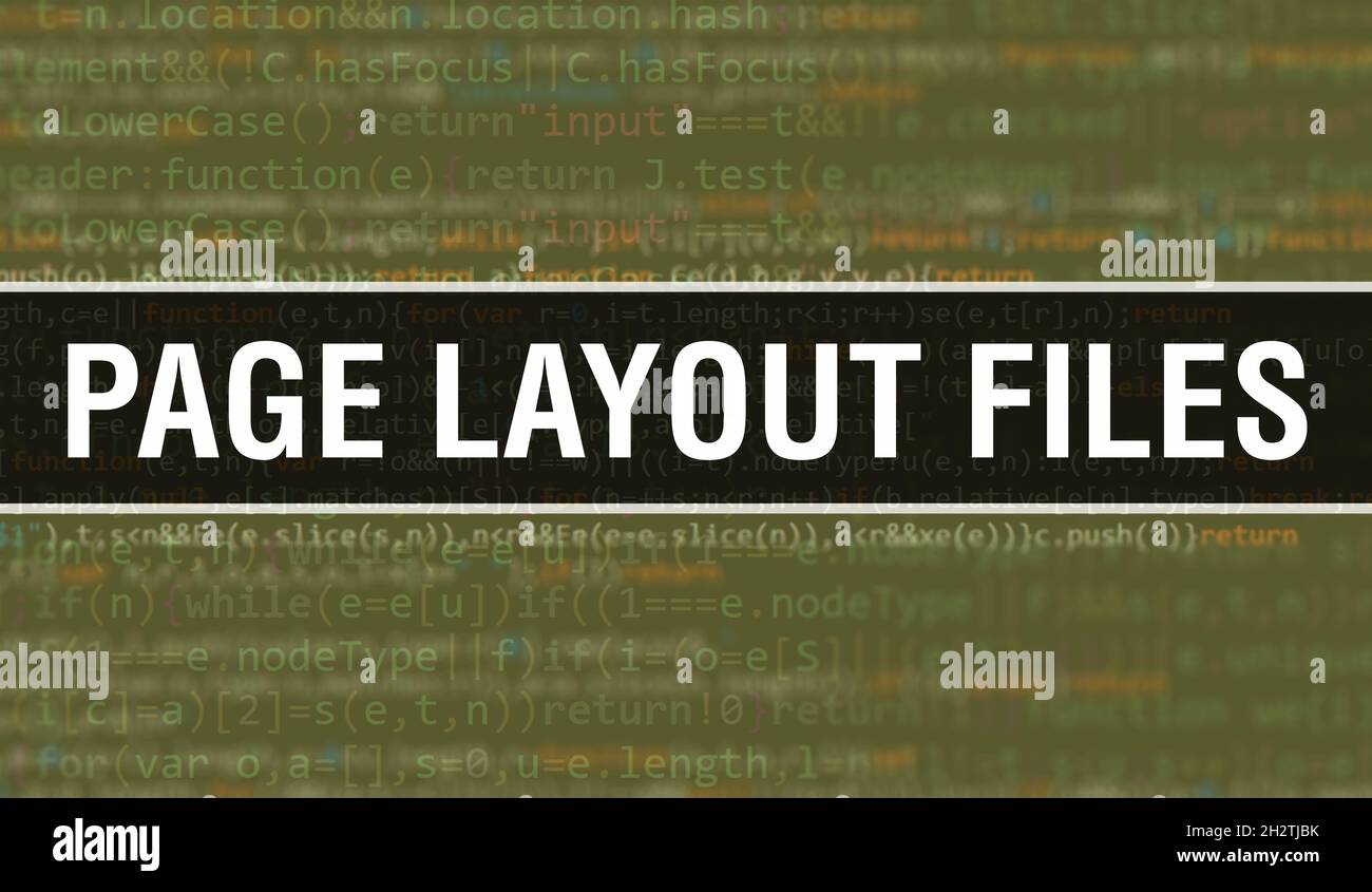 Page layout files text hi-res stock photography and images - Alamy