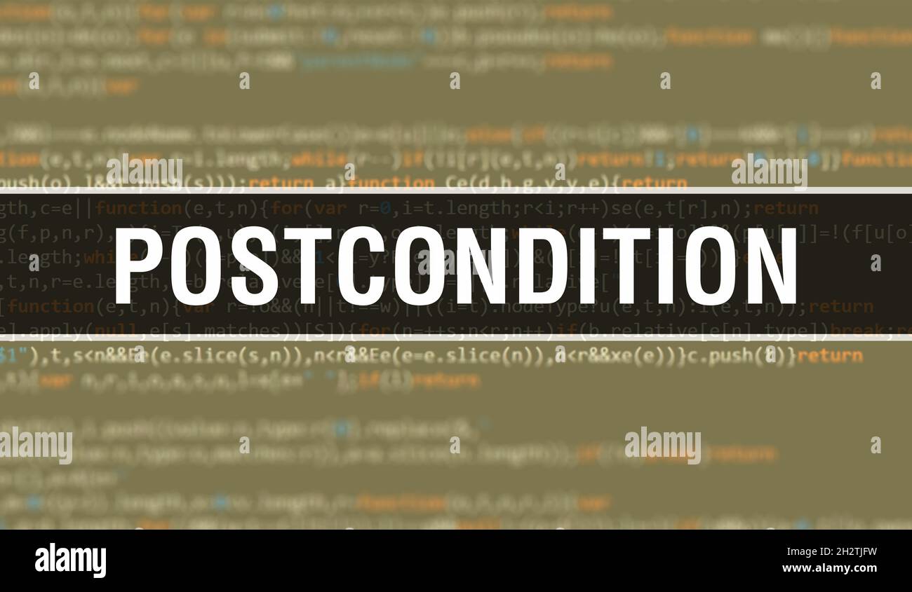 Postcondition hi-res stock photography and images - Alamy