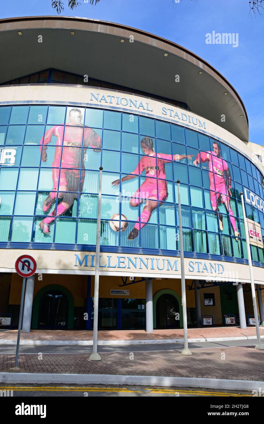Front view of the National stadium, Ta’ Qali, Malta, Europe Stock Photo ...