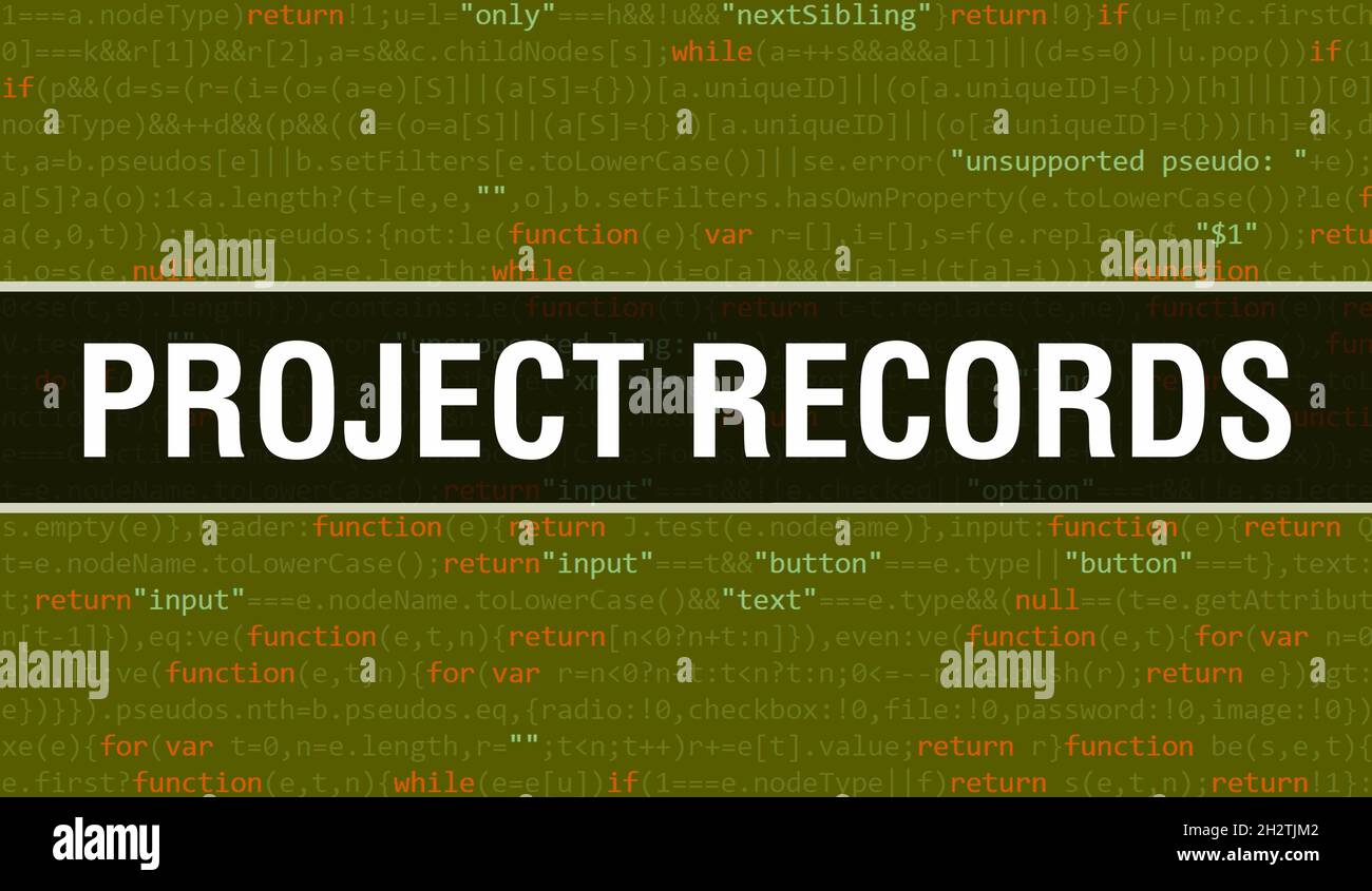 Project Records With Abstract Technology Binary Code Backgrounddigital Binary Data And Secure