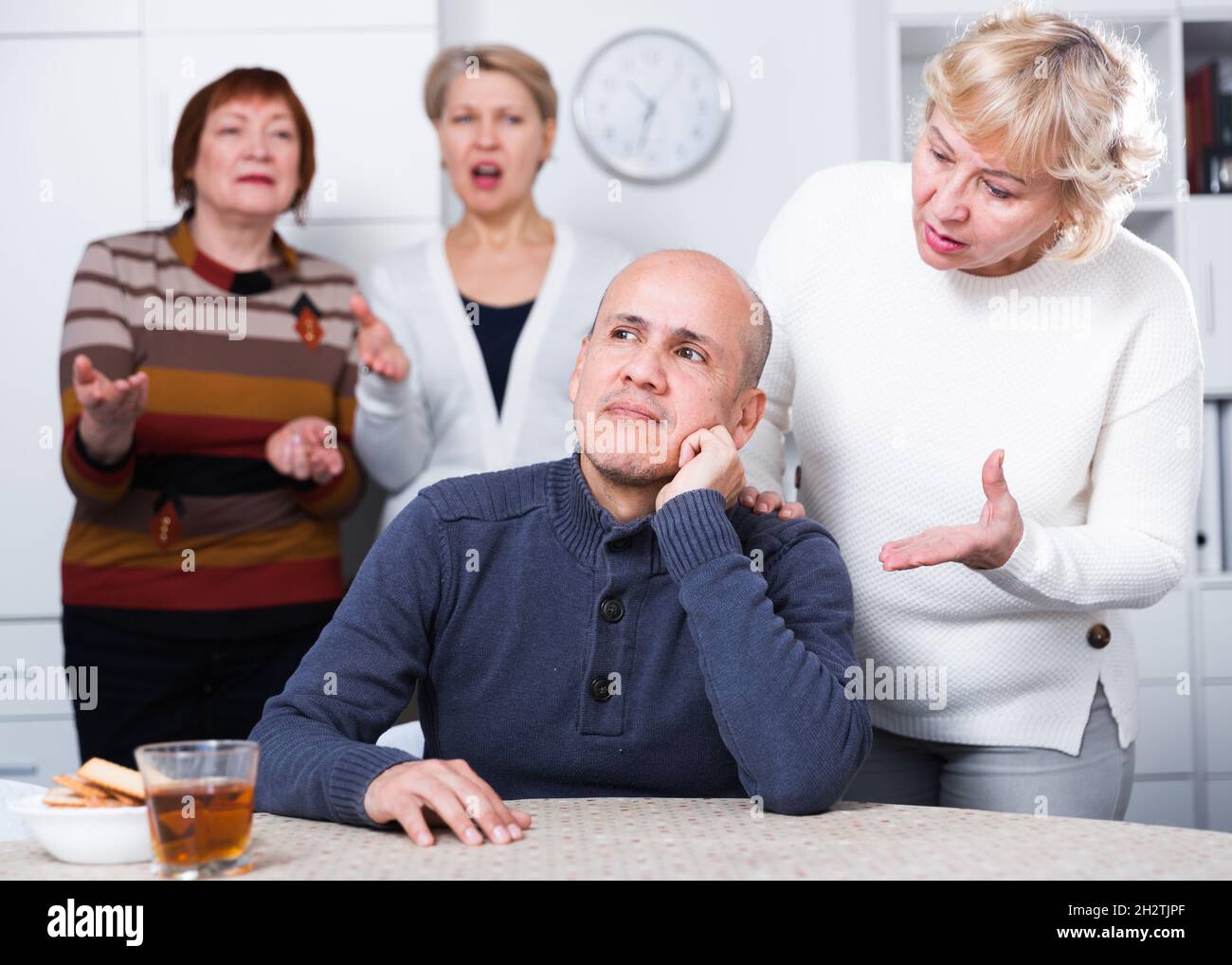 Apologizing woman portrait hi-res stock photography and images - Alamy
