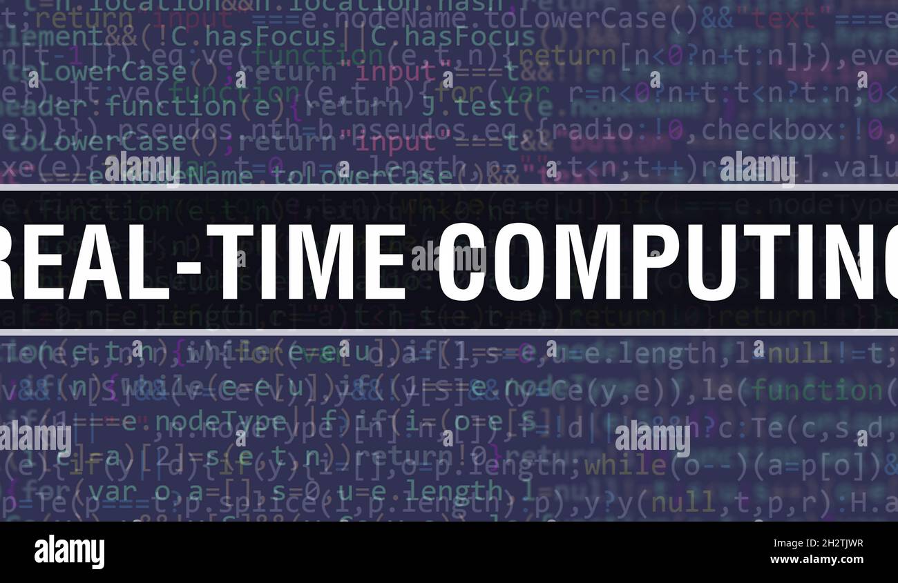 Real time computing text hi-res stock photography and images - Alamy
