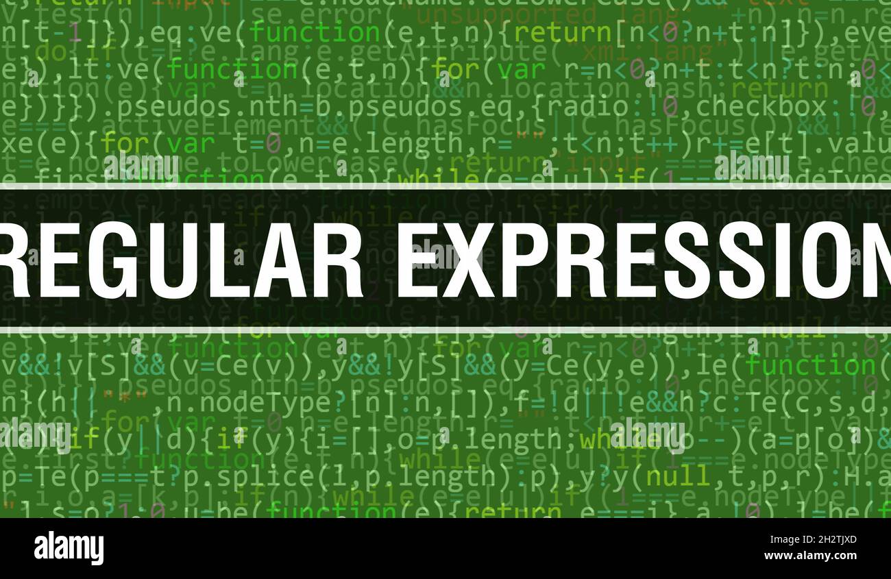Regular Expression With Binary Code Digital Technology Background Abstract Background With 
