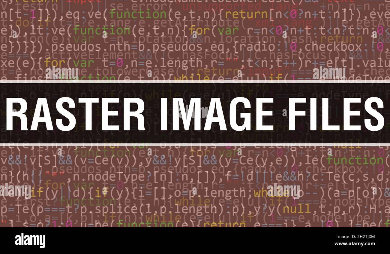 Raster image files text hi-res stock photography and images - Alamy