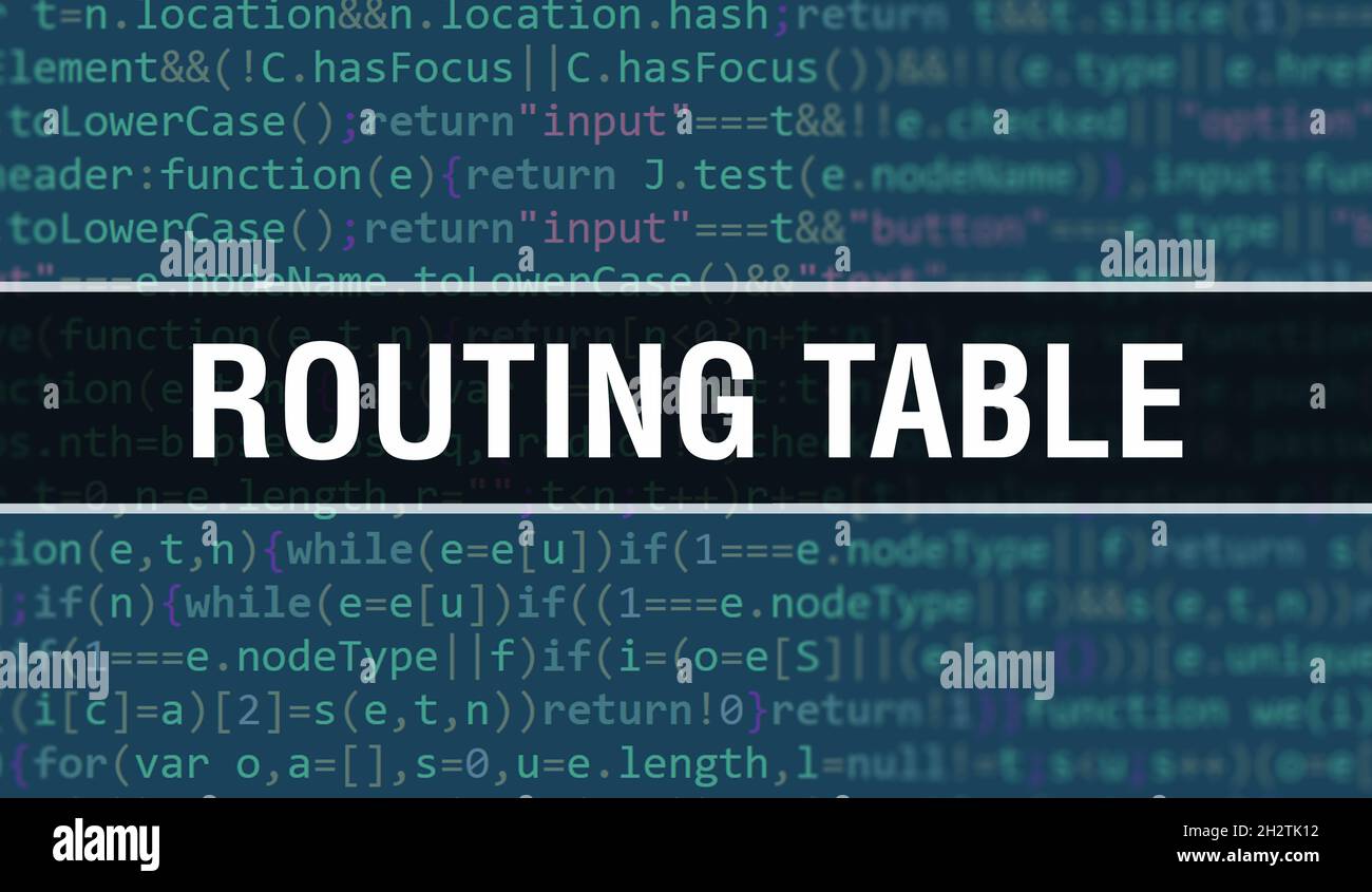 Routing table background hi-res stock photography and images - Alamy