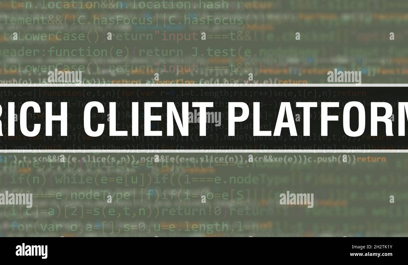 Rich client platform hi-res stock photography and images - Alamy