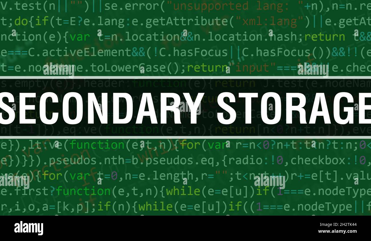 Secondary storage text hi-res stock photography and images - Alamy