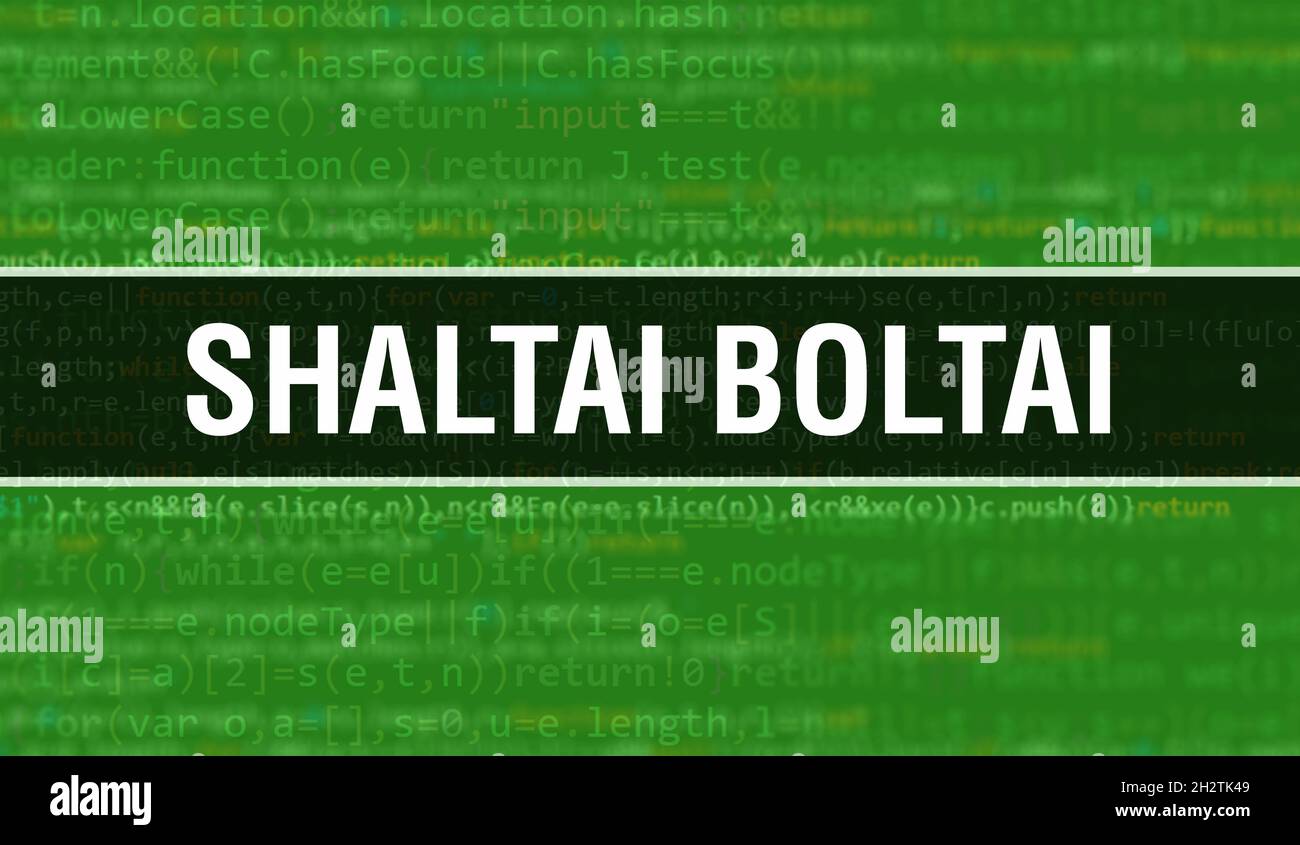 Shaltai Boltai with Binary code digital technology background. Abstract ...