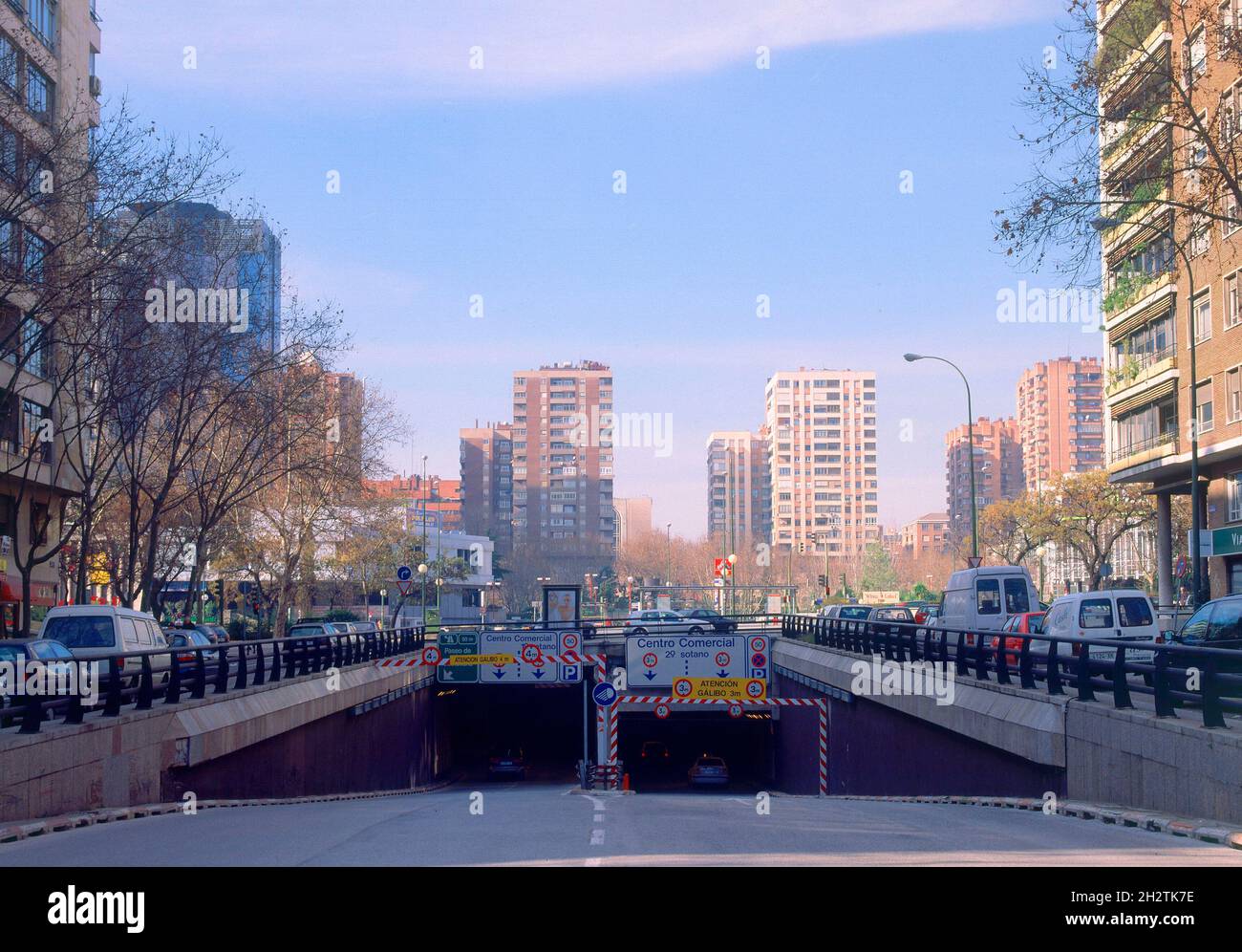 TUNEL DE AZCA-. Location: AZCA. MADRID. SPAIN Stock Photo - Alamy