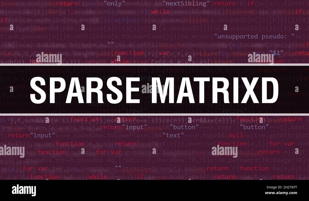 Sparse matrixd background hi-res stock photography and images - Alamy