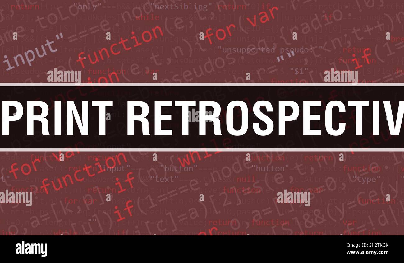Sprint retrospective background hi-res stock photography and images - Alamy