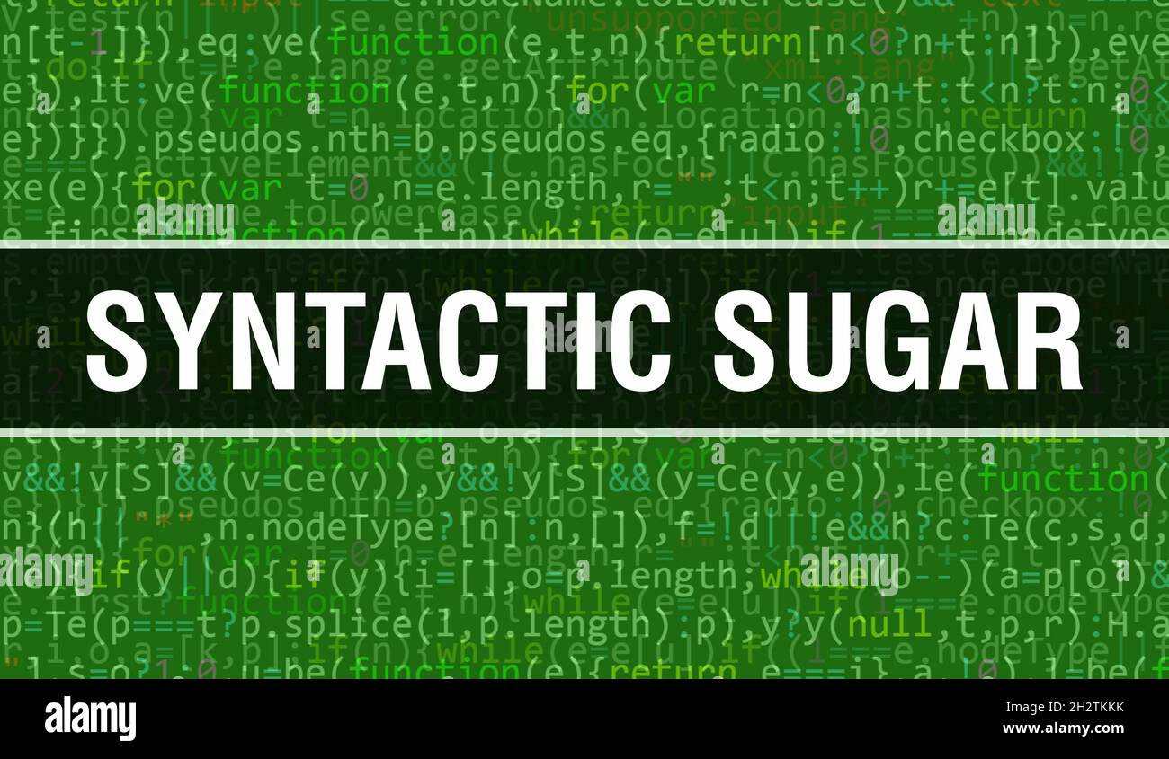 Syntactic sugar hi-res stock photography and images - Alamy
