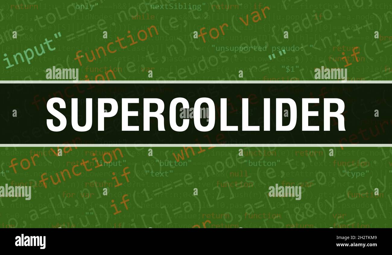 Supercollider image hi-res stock photography and images - Alamy