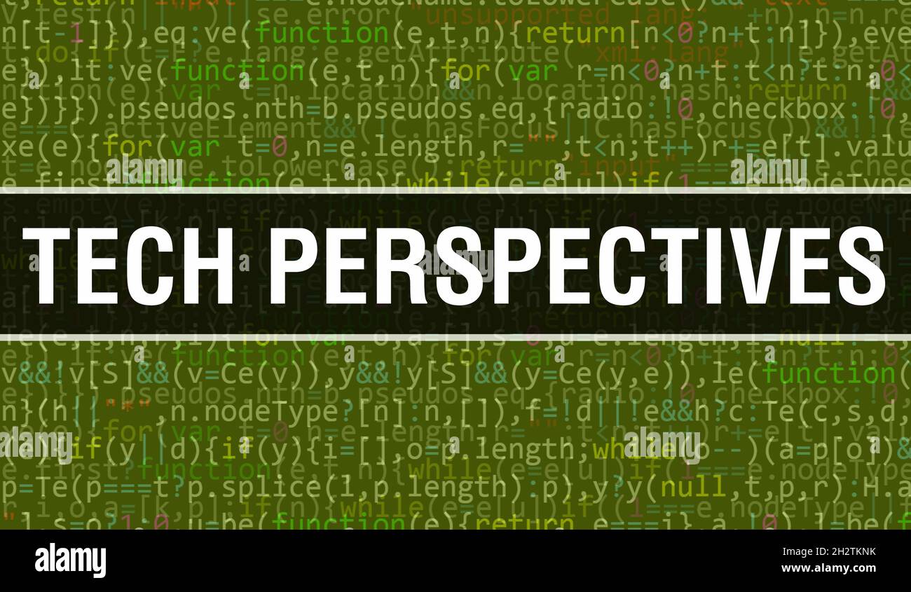 tech perspectives with Binary code digital technology background ...