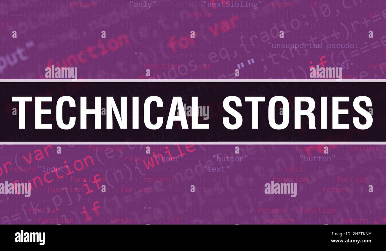 Technical stories text hi-res stock photography and images - Alamy